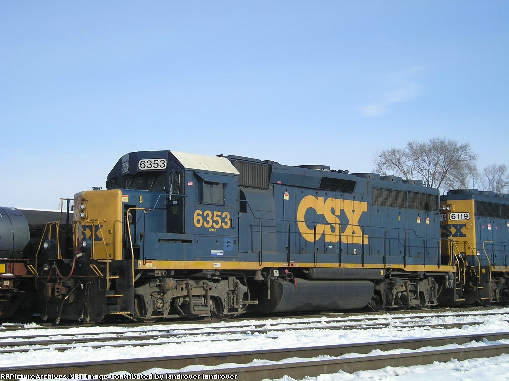 CSXT 6353 At New River Yd